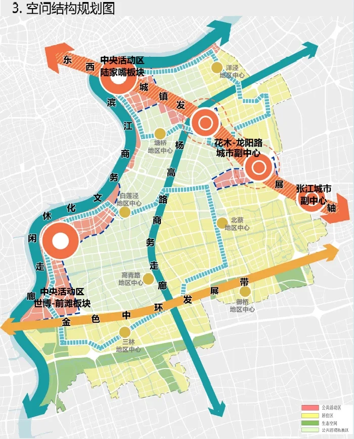 浦东陆家嘴——世博、张江、金桥——外高桥三个单元规划-房产资讯-房天下